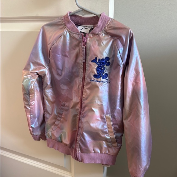 Disney | Jackets & Coats | Disney 5th Iridescent Lavender Bomber Jacket ...